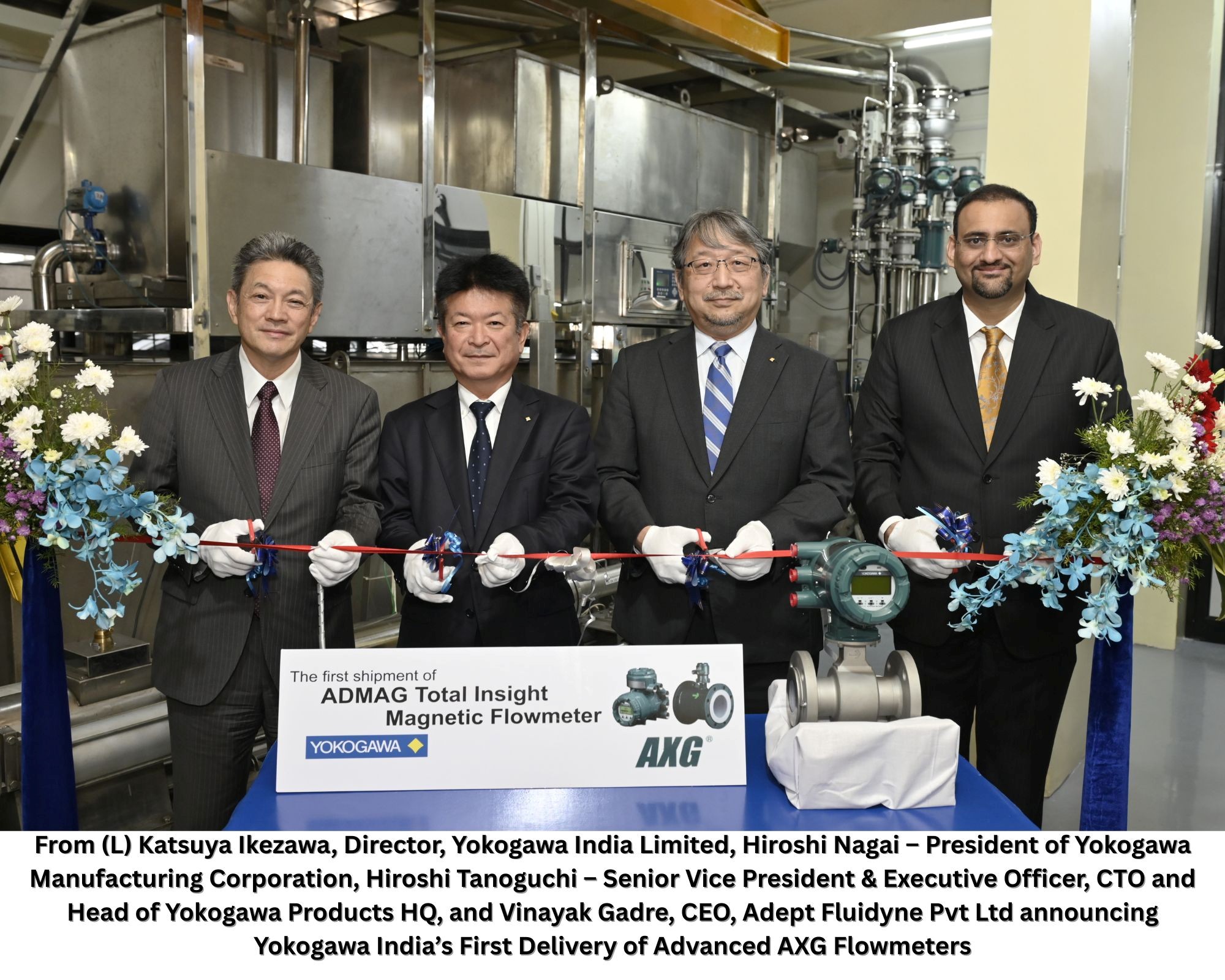 Yokogawa India Announces First Delivery of Advanced AXG Flowmeters in ...
